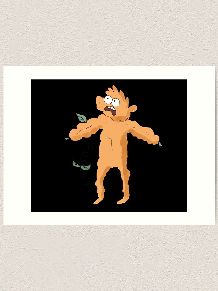 Regular Show Pumpkin Rigby Halloween Art Print By Kestrada2906 Redbubble