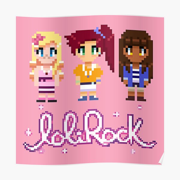 "Pixel Lolirock (Casual)" Poster by princesspeach55 | Redbubble