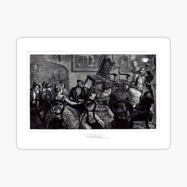 "Witchcraft in 1871" Sticker for Sale by simpson92 | Redbubble
