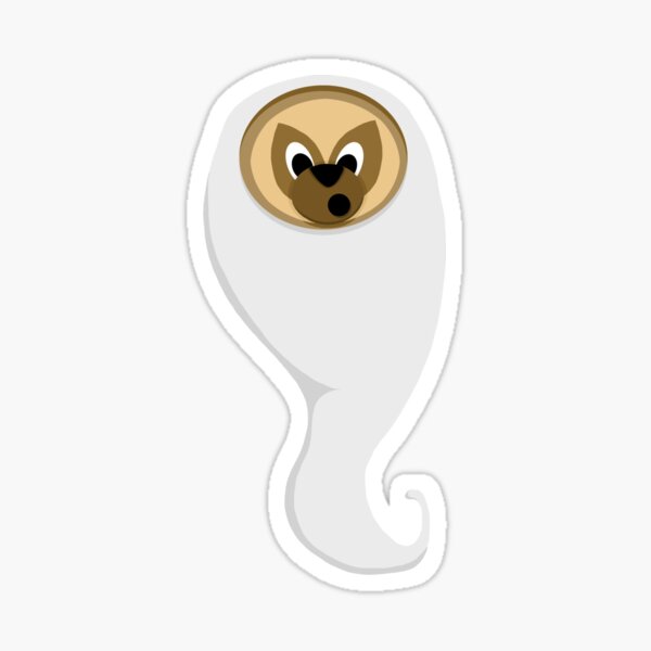 "Sloth Ghost" Sticker for Sale by Penguin86 | Redbubble
