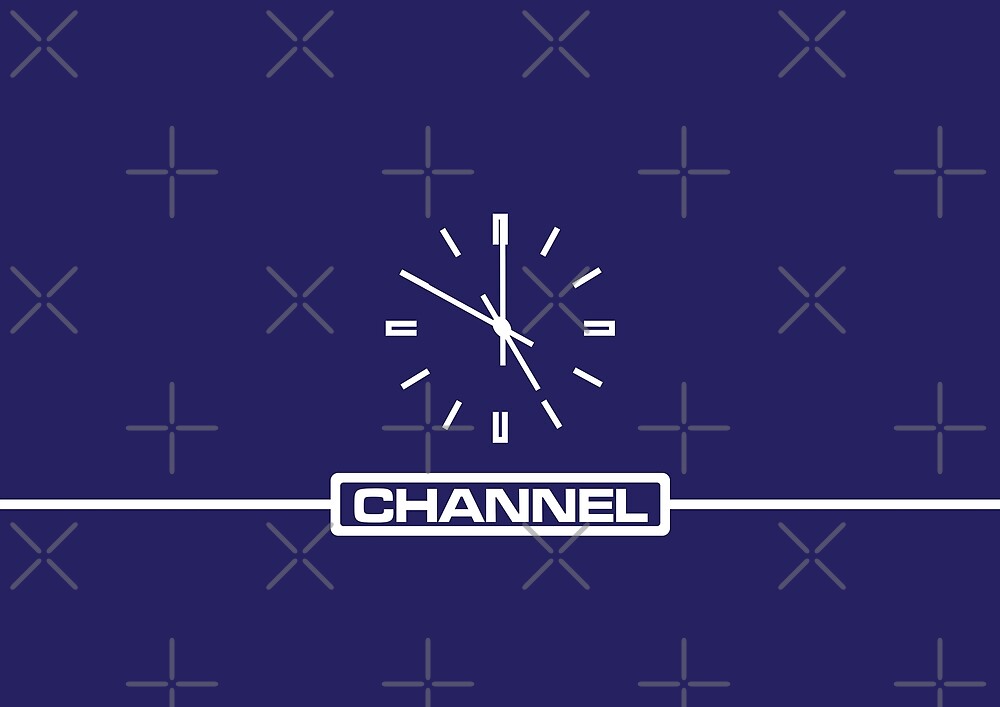 "Channel Clock" by ChrisOrton | Redbubble