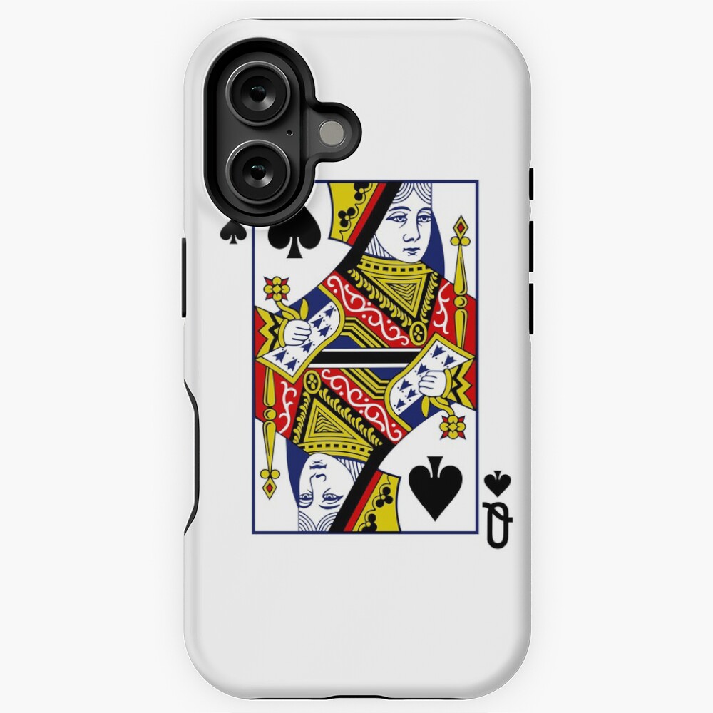 "Queen of Spades Playing Card" Art Board Print for Sale by vladocar ...