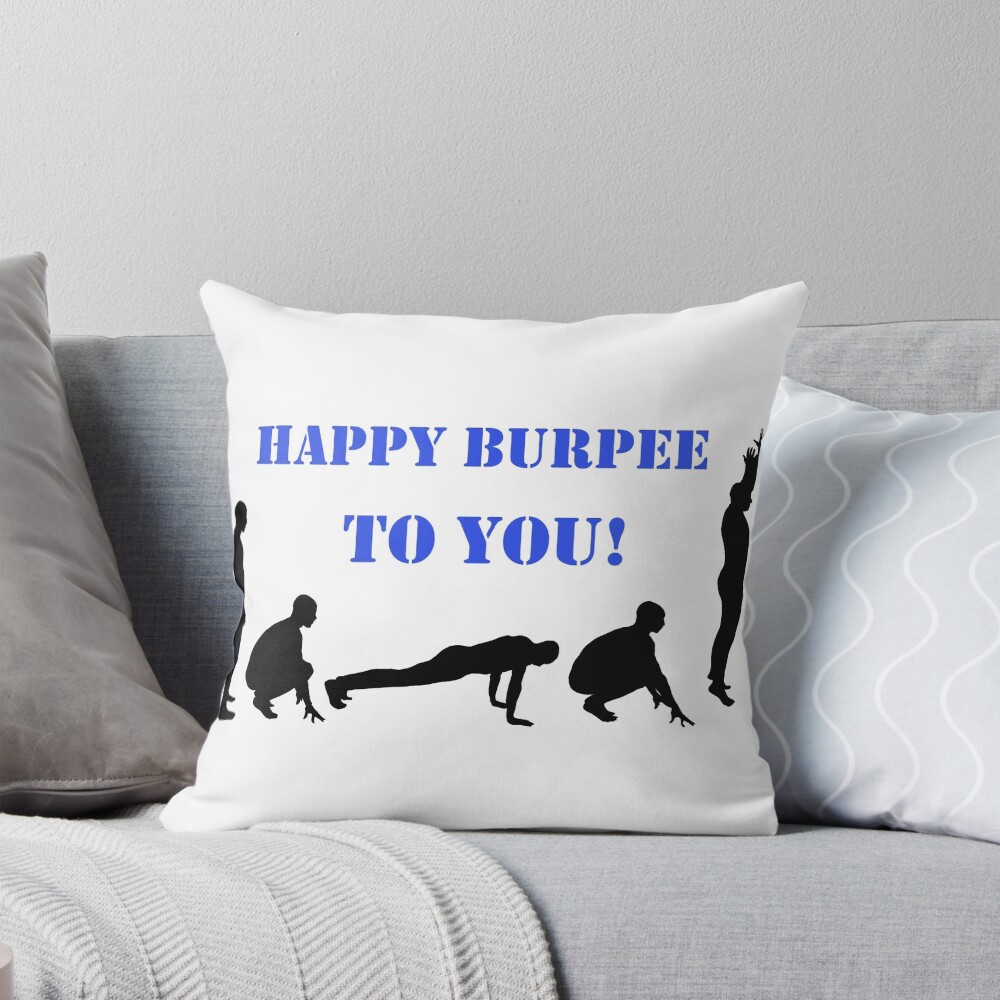 "Happy Burpee To You!" Greeting Card for Sale by lizblackdowding ...