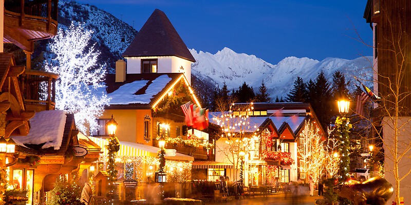 "Vail Village, Christmas 2010-2011" by Ashpix | Redbubble