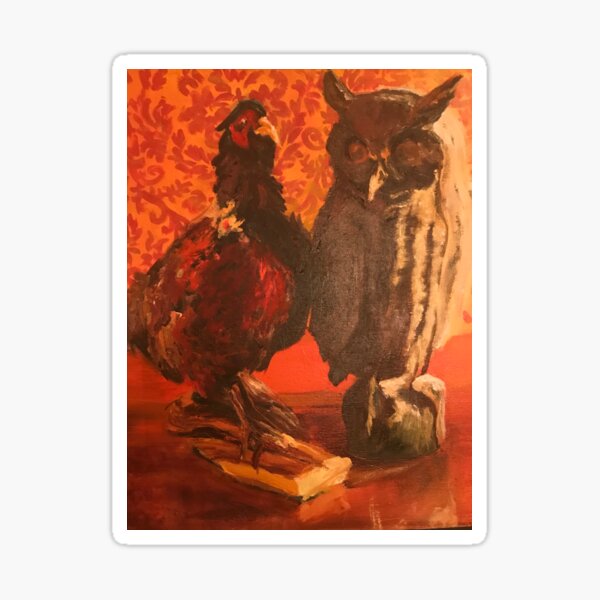 "Fowl" Sticker by true-life | Redbubble