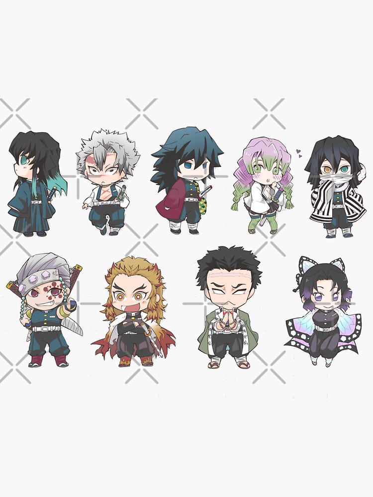 "hashira" Sticker for Sale by benoixio | Redbubble