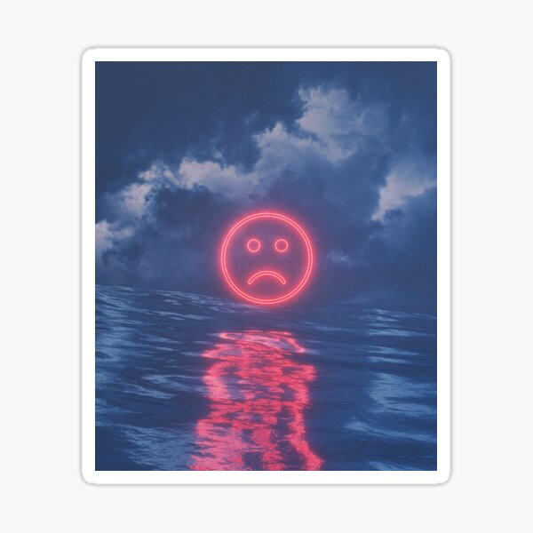 "Sad" Sticker by 3devansh | Redbubble