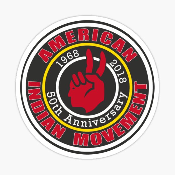 American Indian Movement Stickers | Redbubble