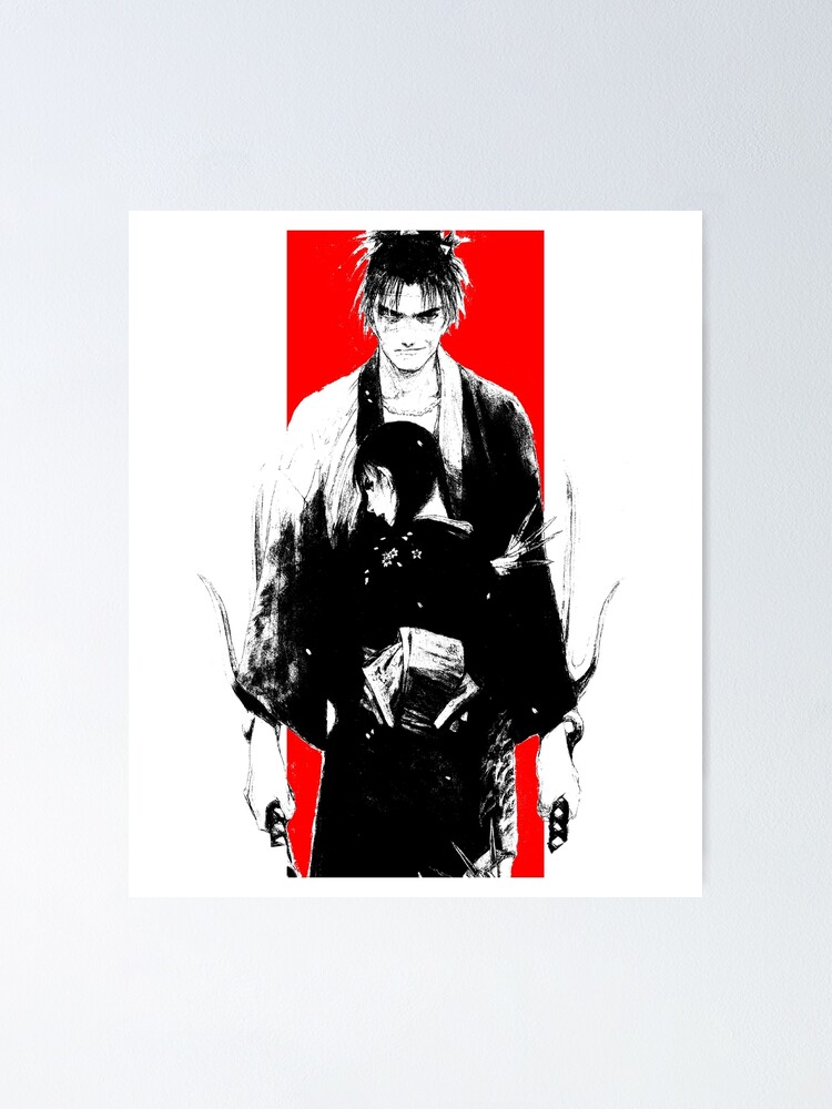 Póster «Espada del inmortal - Manji y Rin» de TRISKOVA | Redbubble