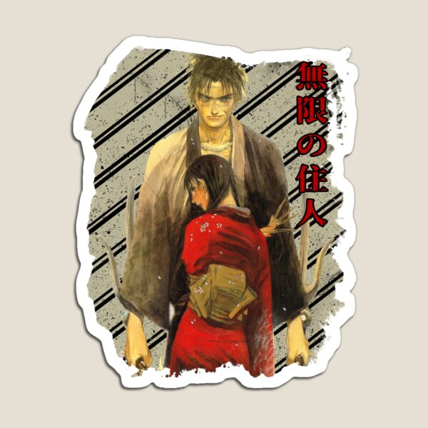 "Blade Of The Immortal - Manji and Rin" Magnet by TRISKOVA | Redbubble