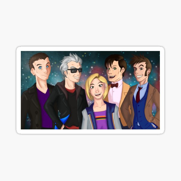 "The Doctor" Sticker for Sale by DarthTella | Redbubble