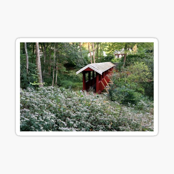 "Billington Street Covered Bridge " Sticker for Sale by JanSDrew ...