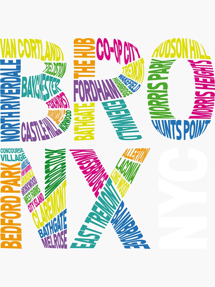 "Boogie Down Bronx- New York Style" Sticker for Sale by sgibby80 ...