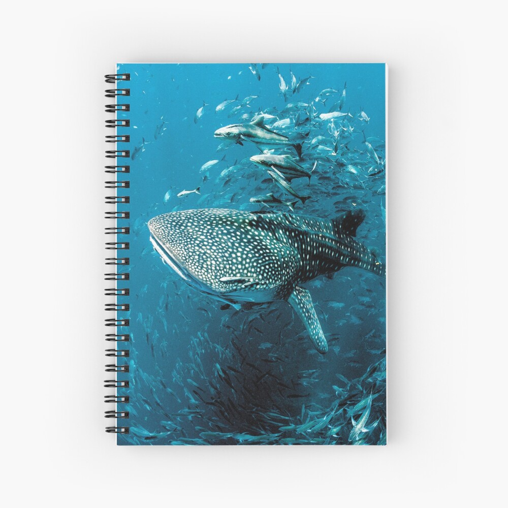 "Whale Shark Award Winning Photo" Spiral Notebook for Sale by ...