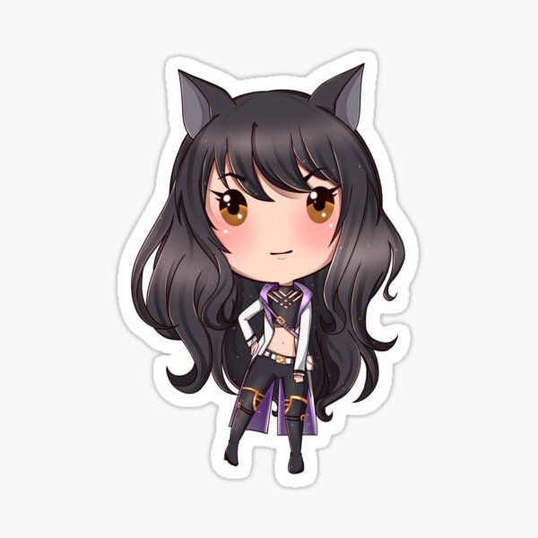 "Chibi Blake" Sticker by mianamaxi | Redbubble