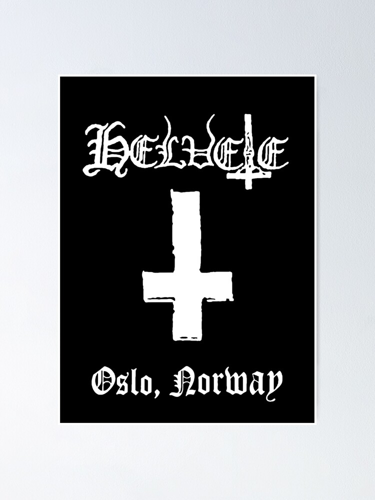 "Helvete" Poster for Sale by omfgtimmy | Redbubble