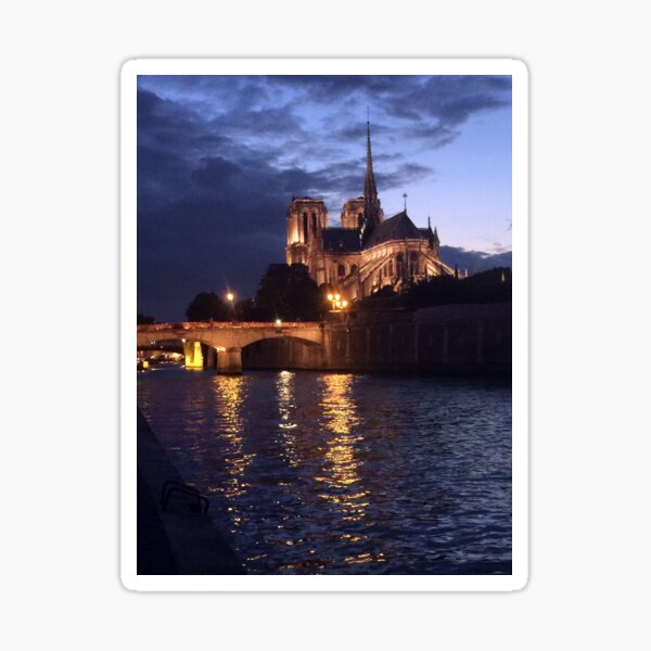"Notre Dame de Paris" Sticker for Sale by ricoflinn | Redbubble