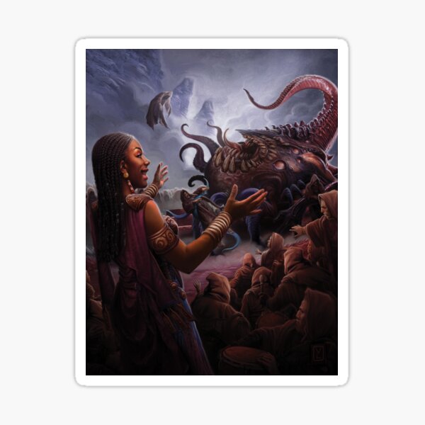 "The Mountain of the Black Wind by Victor Leza" Sticker for Sale by ...