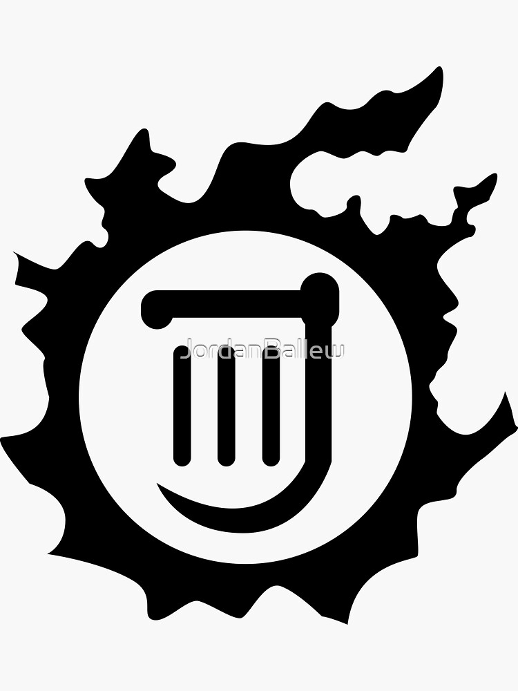 "FFXIV - Bard Icon (Black)" Sticker for Sale by JordanBallew | Redbubble