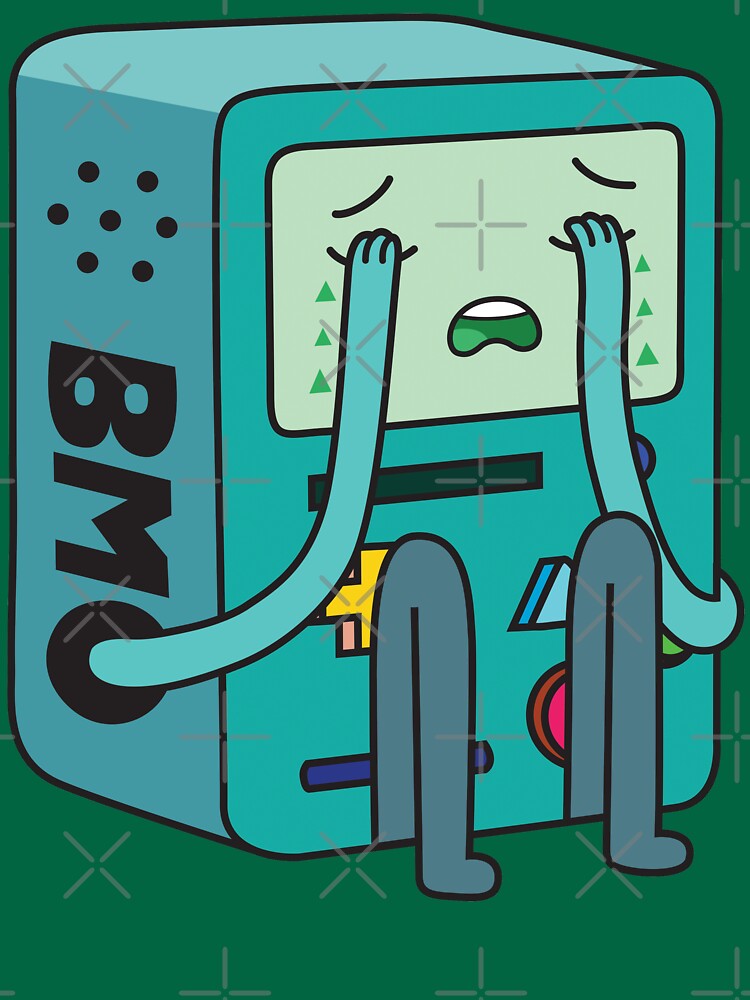 "BMO sad" T-shirt for Sale by plushism | Redbubble | adventuretime t ...