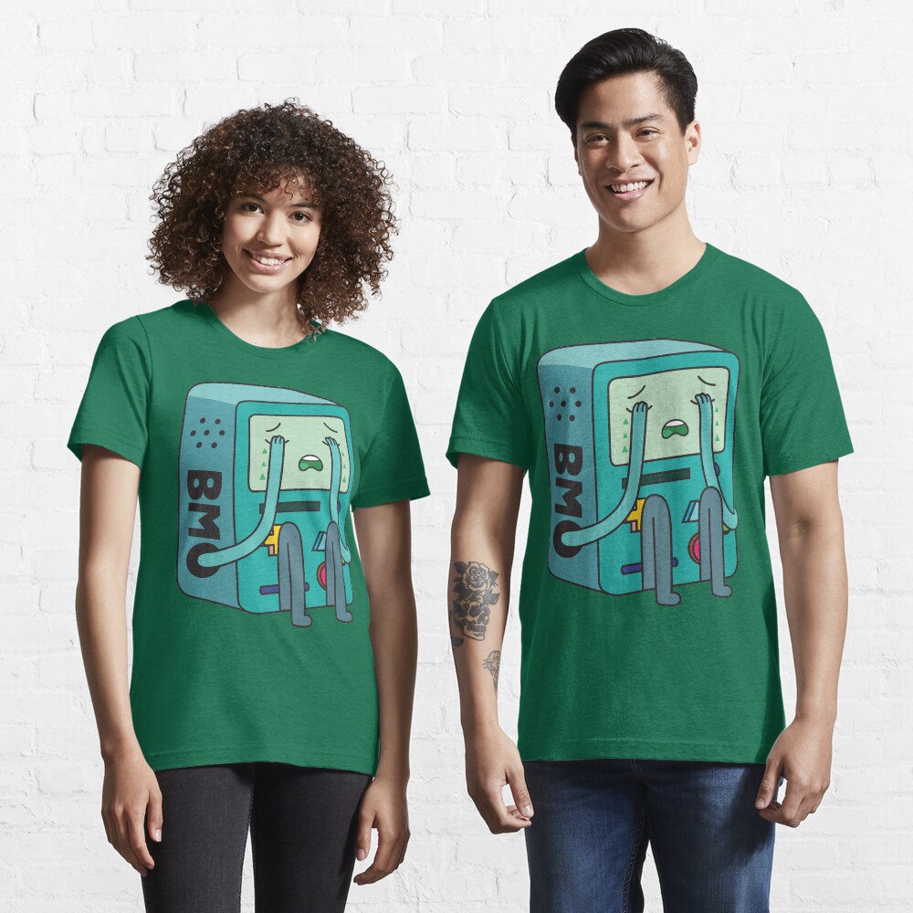 "BMO sad" T-shirt for Sale by plushism | Redbubble | adventuretime t ...