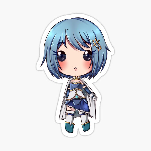 "Chibi Sayaka" Sticker for Sale by mianamaxi | Redbubble