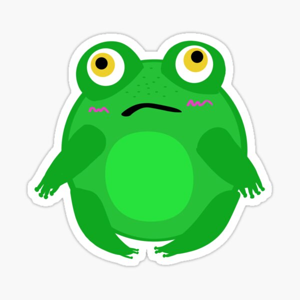 "Froggie" Sticker for Sale by IzziJoness | Redbubble