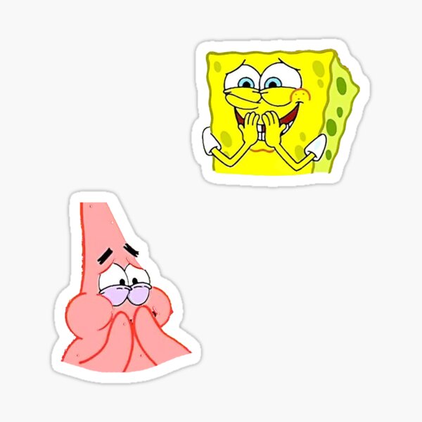 "Spongebob & Patrick Sticker Set" Sticker for Sale by CassidyCreates ...