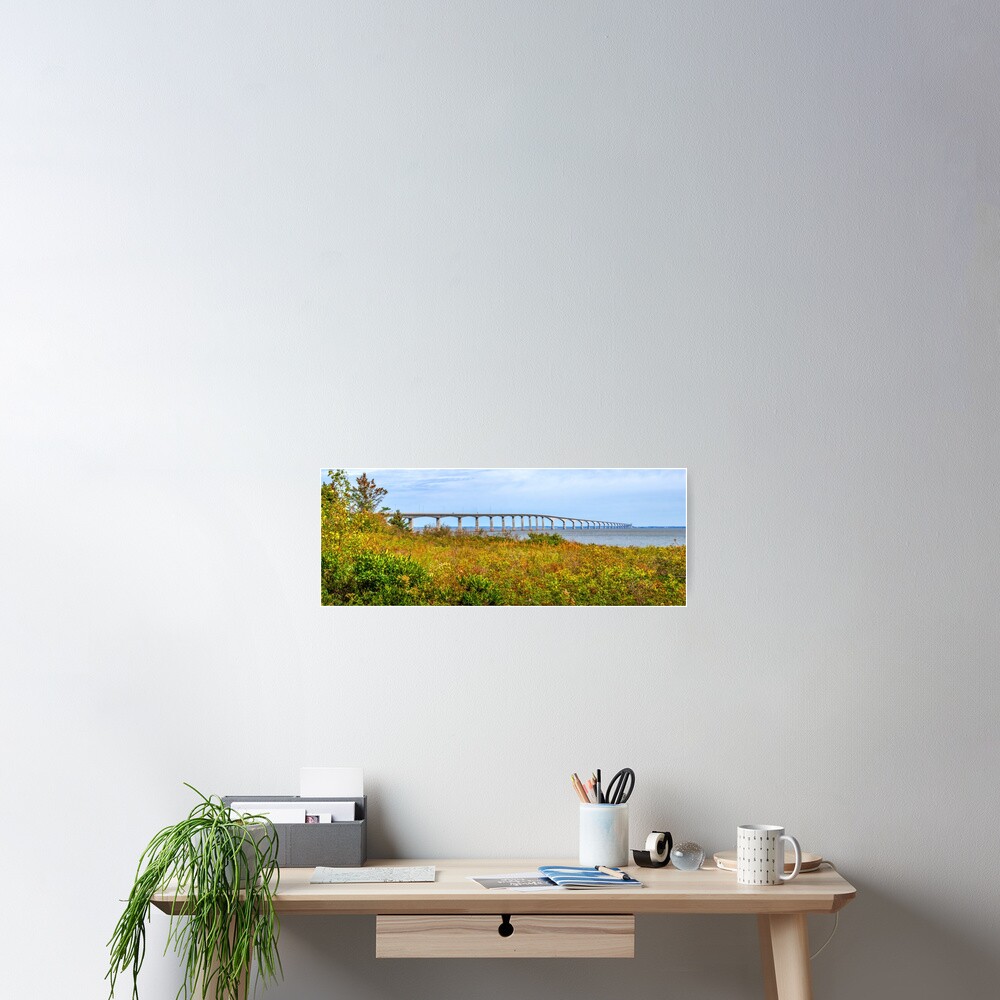 "Confederation Bridge" Poster for Sale by mlphoto | Redbubble