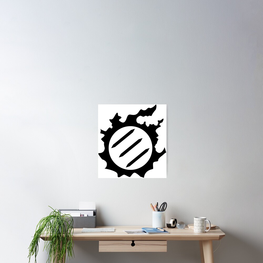"FFXIV - Monk Icon (Black)" Poster for Sale by JordanBallew | Redbubble