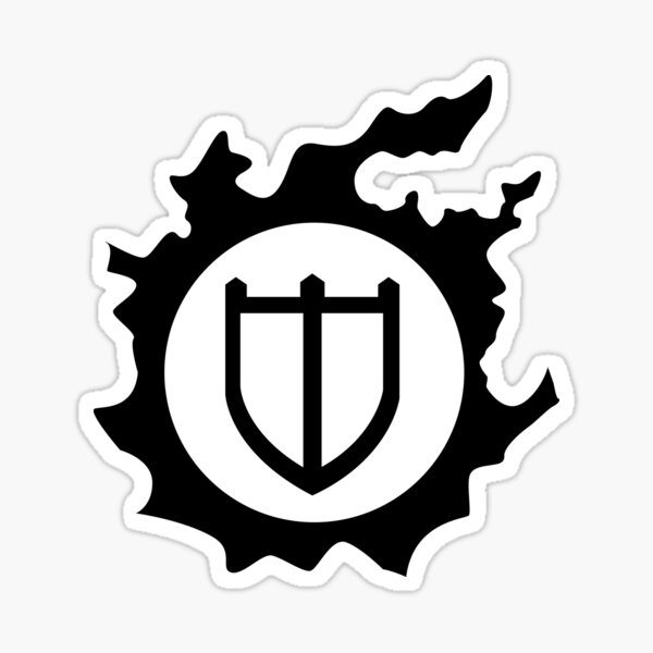 "FFXIV - Paladin Icon (Black)" Sticker for Sale by JordanBallew | Redbubble
