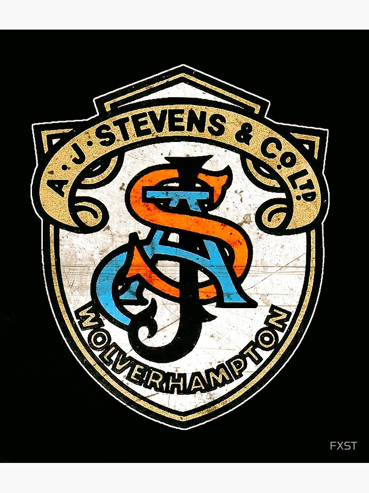 "Original AJS Logo" Poster by FXST | Redbubble