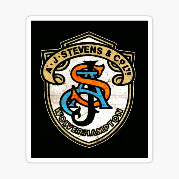 "Original AJS Logo" Sticker by FXST | Redbubble