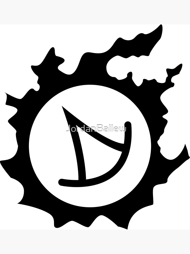 "FFXIV - Summoner Icon (Black)" Art Print by JordanBallew | Redbubble