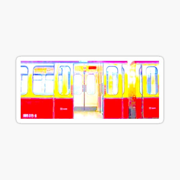 "Berlin Train S-Bahn " Sticker for Sale by TinaMancusi | Redbubble
