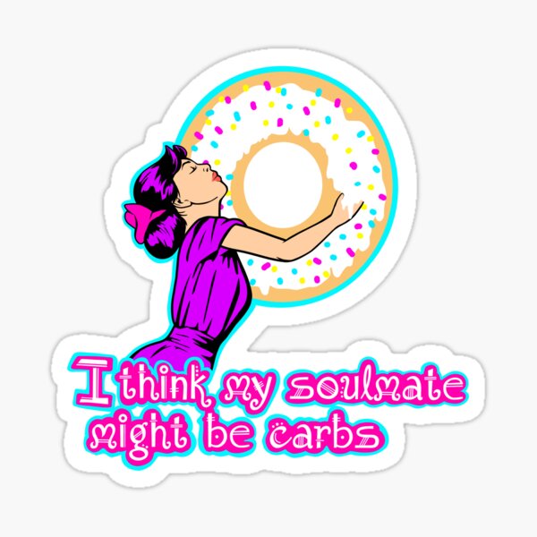 "Carbs" Sticker by TimAddisonArt | Redbubble
