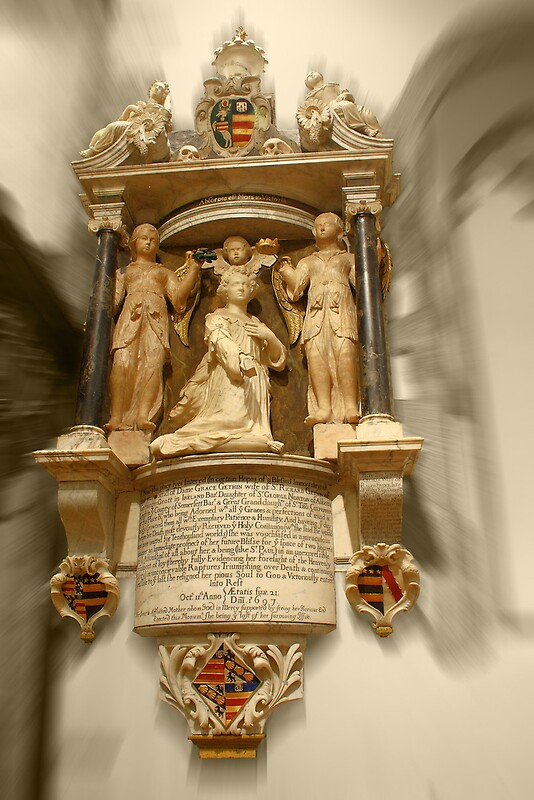 "Memorial to Dame Grace Gethin" by Dave Godden | Redbubble