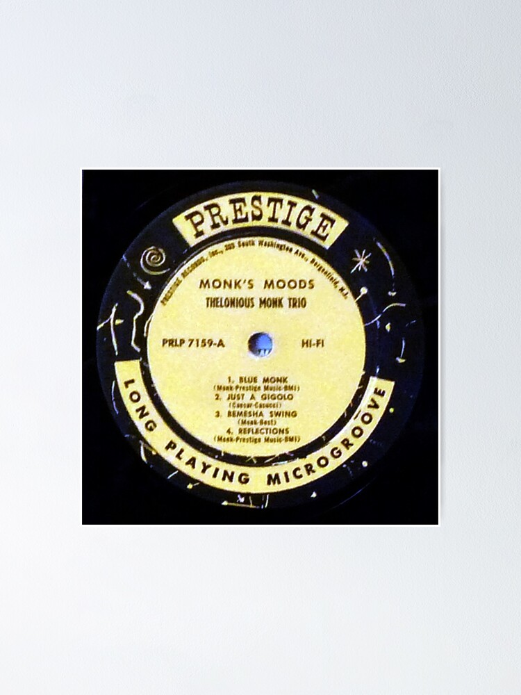 "Blue Monk, deep groove, Label, Monk's Moods, Thelonious Monk ...