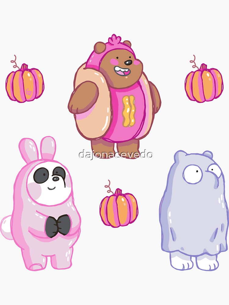 "Boo Bears" Sticker for Sale by DajonAcevedo | Redbubble