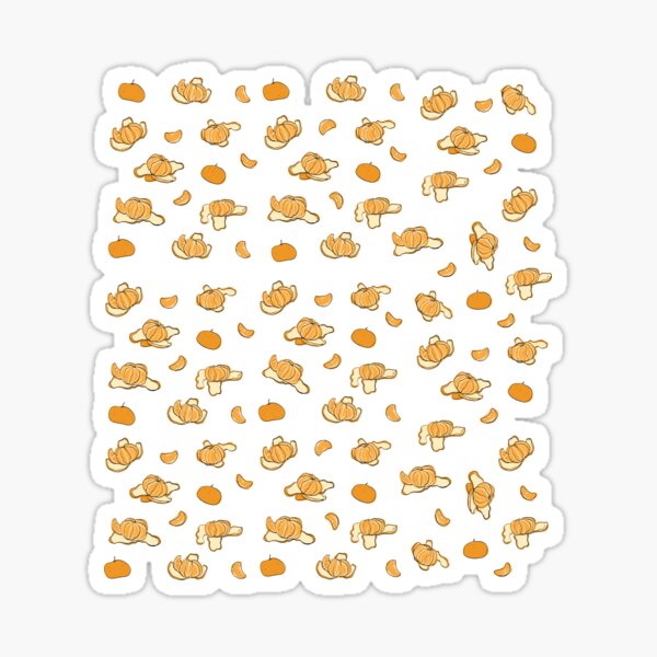 "Mandarin" Sticker for Sale by Kuebsart | Redbubble