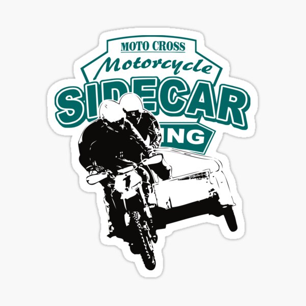 Sticker: Sidecarcross | Redbubble