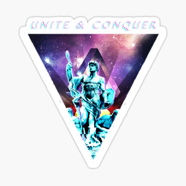 "Unite & Conquer" Sticker by GodWaveArtworks | Redbubble