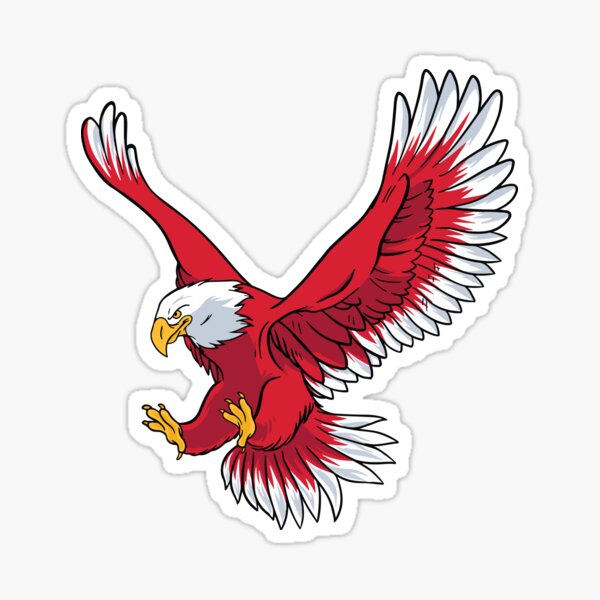 "Eagle" Sticker for Sale by artspray | Redbubble