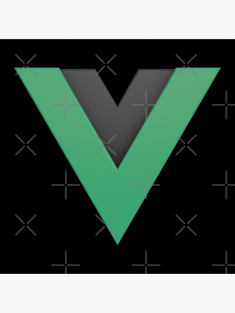 "Vue 3D Logo" Poster by MattKC | Redbubble