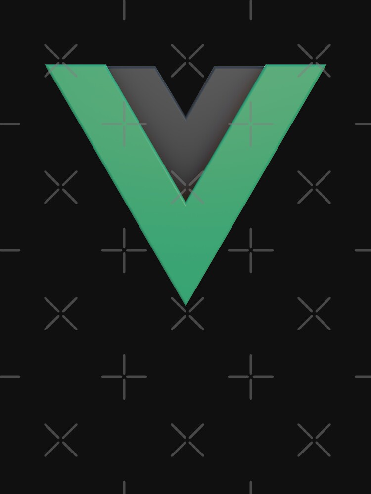 "Vue 3D Logo" T-shirt for Sale by MattKC | Redbubble | vue t-shirts - vuejs t-shirts - vue js t ...