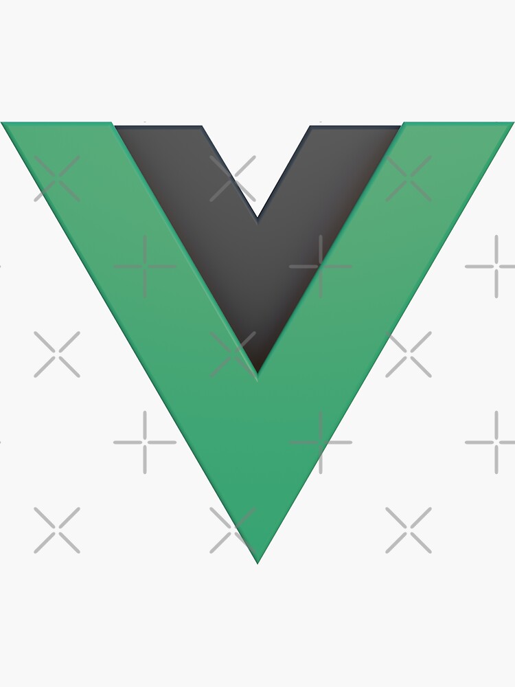 "Vue 3D Logo" Sticker for Sale by MattKC | Redbubble