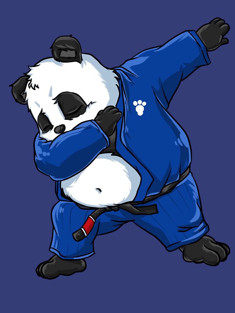 T-shirt « Jiu Jitsu Brésilien Panda Dabbing Dans Un Gi Et Ceinture ...
