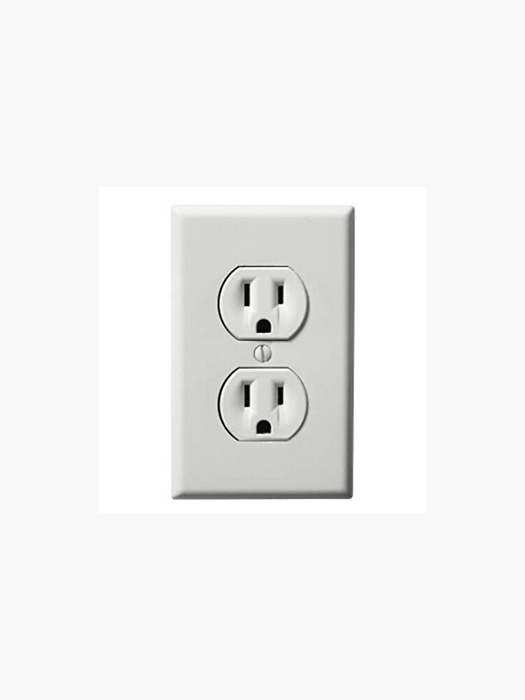 "Power plug sticker" Sticker by Cattanzara | Redbubble