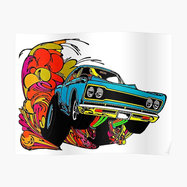 "Plymouth Road Runner" Poster for Sale by Retrorockit | Redbubble