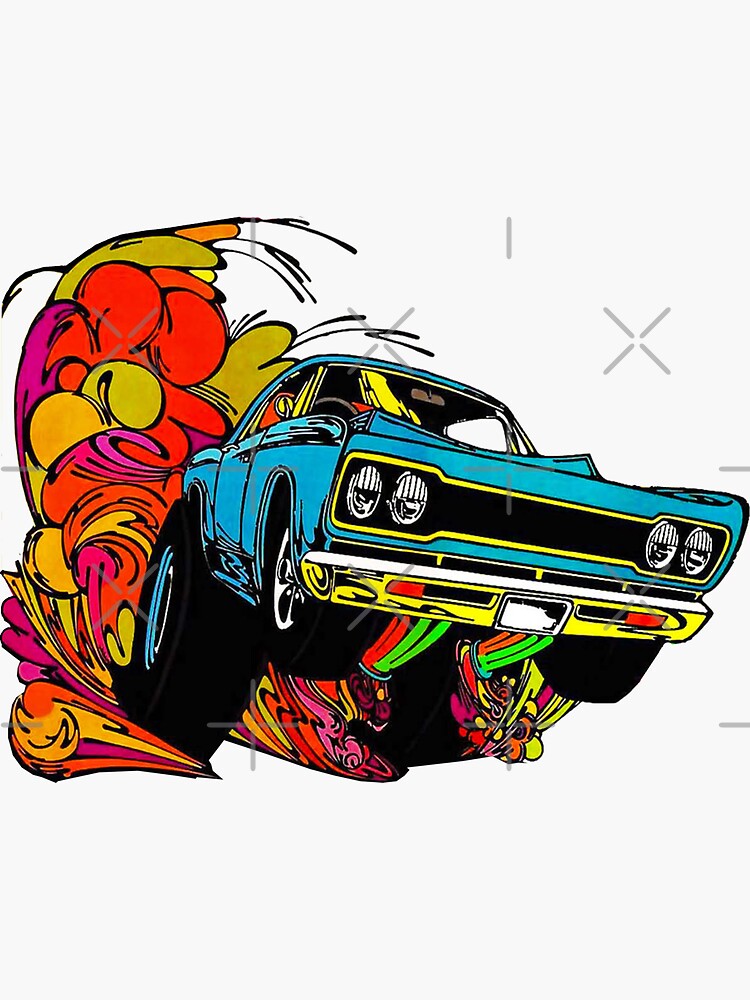 "Plymouth Road Runner" Sticker for Sale by Retrorockit | Redbubble